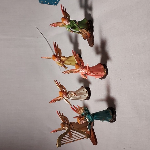 Six Dancing Angel Musician Set of 6 | Holiday | Vintage 5s Six Dancing ...